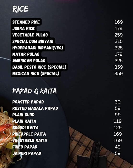 Menu at GAHA Restro - CAFE - CLUB, Ajmer