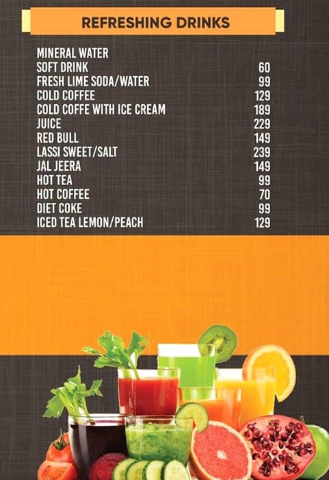 Menu at LIT Ultra Bar Club & Lounge, Noida, B-1/9