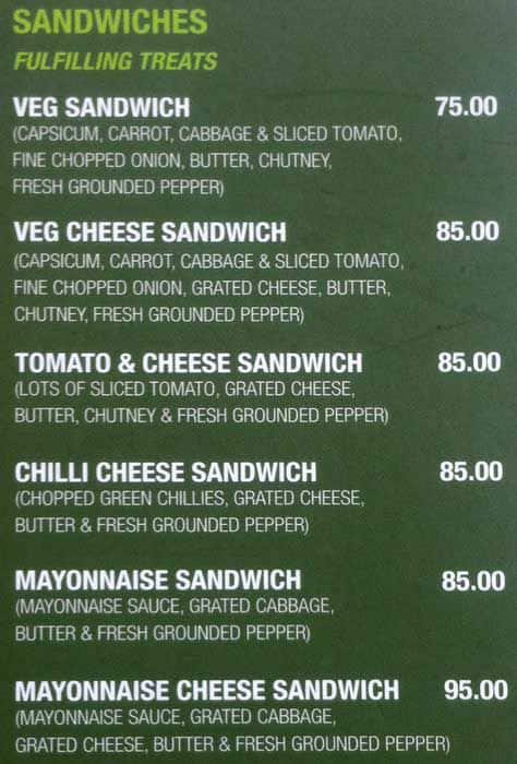 Menu at Polar Bear- The ice cream sundae zone, Mysuru, # 5179