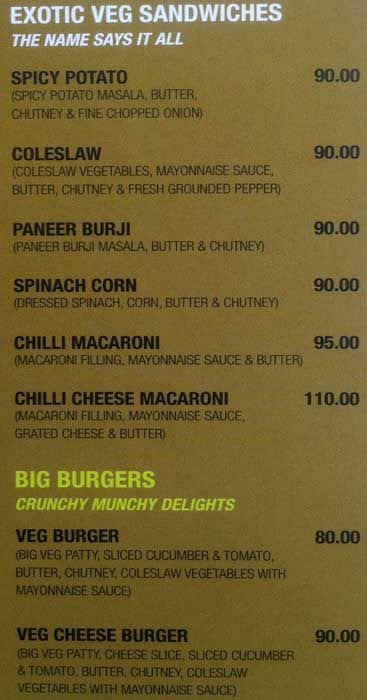 Menu at Polar Bear- The ice cream sundae zone, Mysuru, # 5179