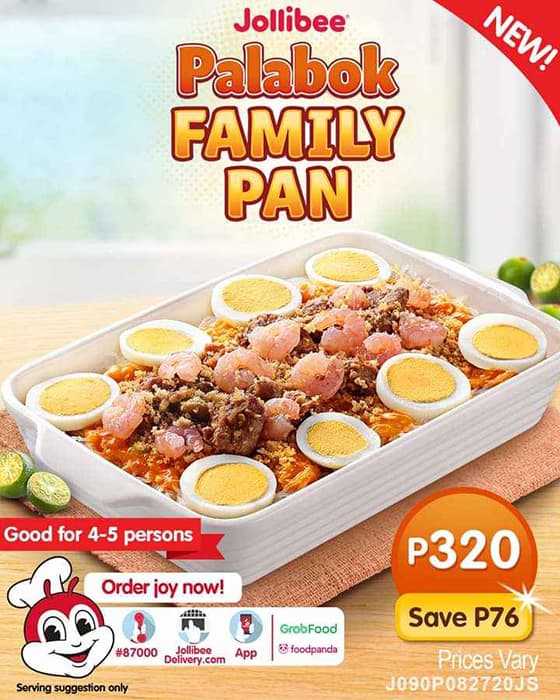 Menu at Jollibee fast food, Quezon City, Eton Cyberpod Corinthian