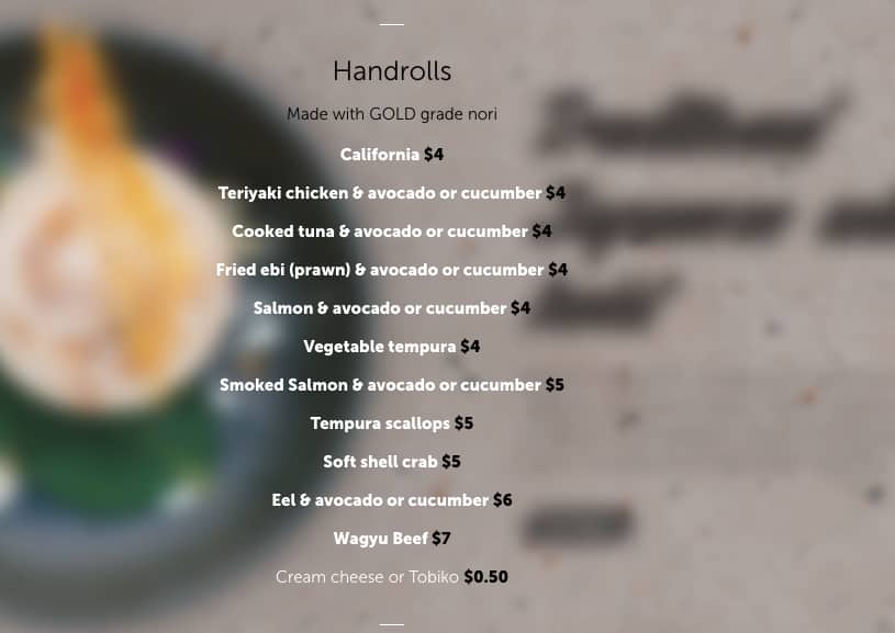 Menu at Fat Panda restaurant, Canley Heights