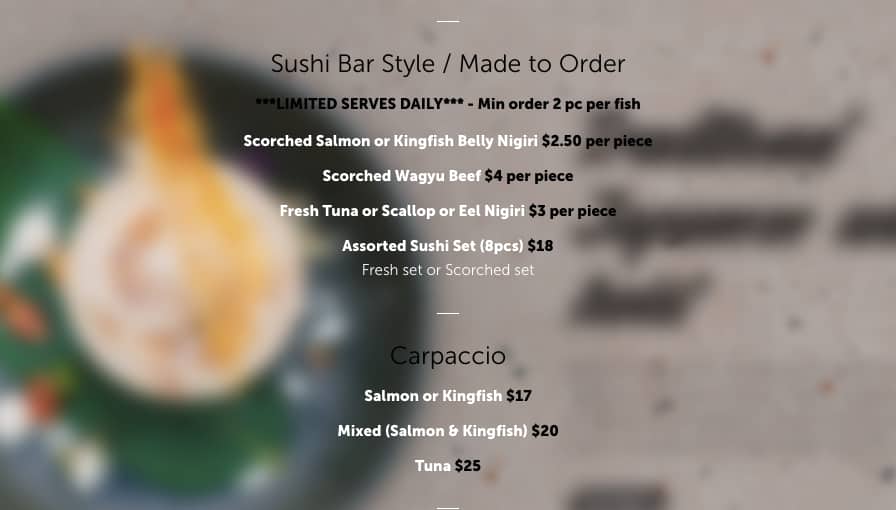 Menu at Fat Panda restaurant, Canley Heights