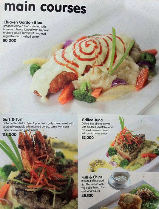Menu at The Pond Restaurant, Banquet & Lounge, Gianyar