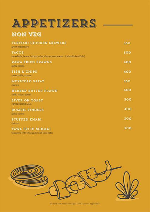 Menu at Sizzle House Dine In, Mumbai