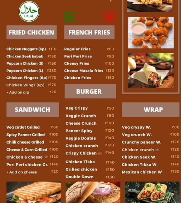 Menu of The Royal Food Co., Vejalpur, Ahmedabad