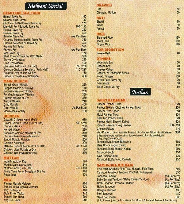 Lotus Court Menu, Menu for Lotus Court, Dahisar East, Mumbai - Zomato
