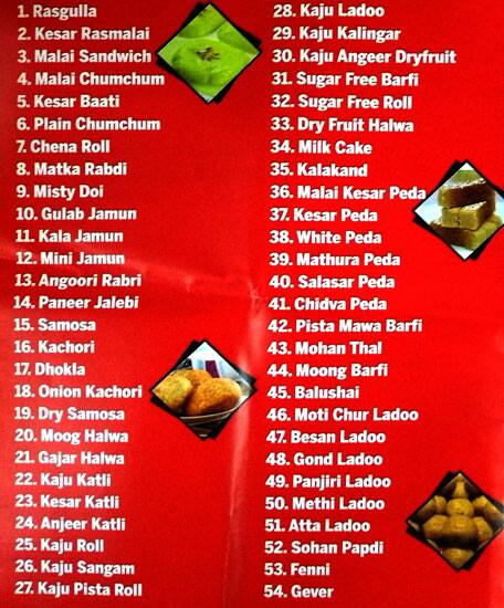 Shree Makhan Bhog Menu, Menu for Shree Makhan Bhog, Mumbai - Zomato