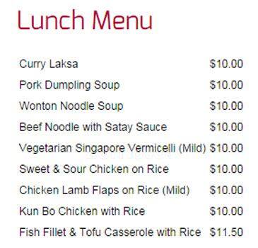 Menu at Top Taste Restaurant, Porirua