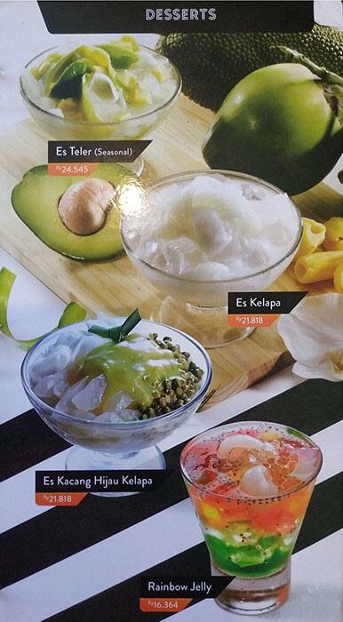 Menu at Baso Malang Karapitan restaurant, Bekasi Regency, Jl. KH. Noer ...