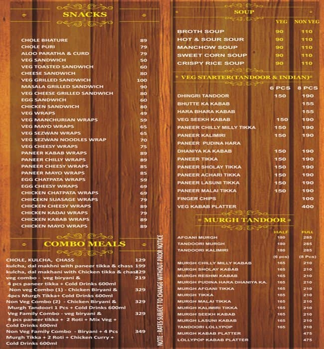 Mumbai Masala Menu, Menu for Mumbai Masala, Mira Road, Mumbai - Zomato