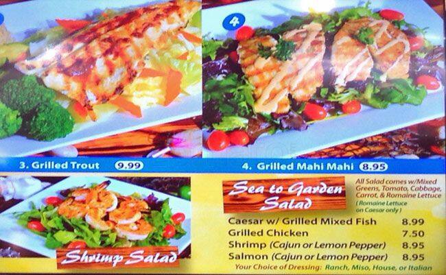 Menu at Dot Island Grill restaurant, Berkeley, Sather Lane