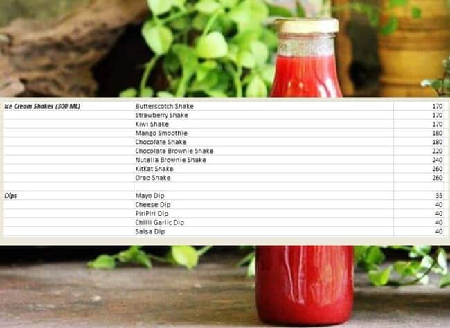 Menu at Savage Burgers, Gurugram