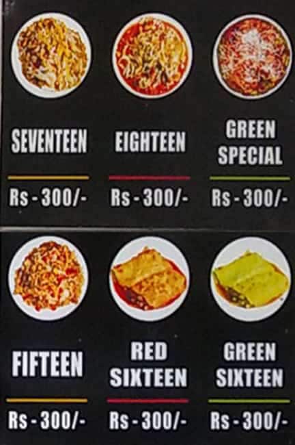 Menu of Raju Omlet, Nikol, Ahmedabad