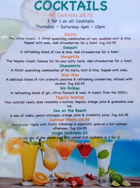 Menu at George Inn pub & bar, Walton-on-Thames