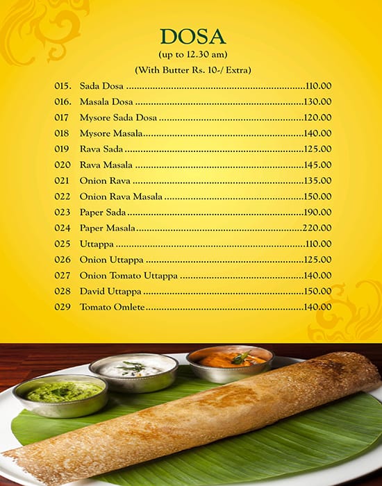 Menu of Achija, Ghatkopar East, Mumbai