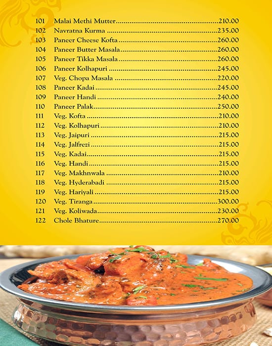 Menu at Achija Veg Restaurant (Vidyavihar), Mumbai, Shop no 3
