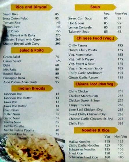 Menu at Chateau Garlic, Gurugram, F4R4+9MW