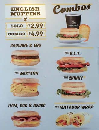 Menu at Country Style Donuts desserts, Mississauga, Menkes Dr