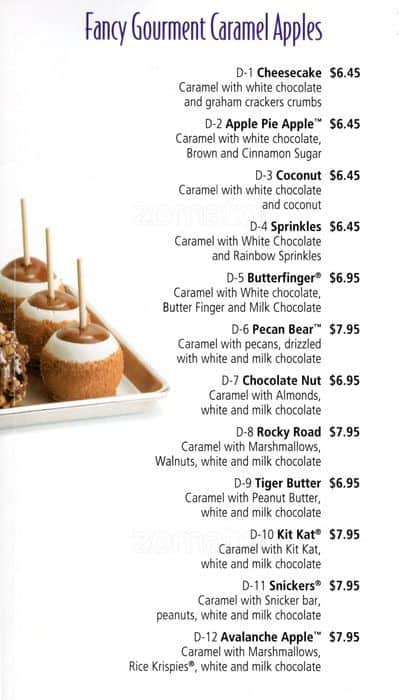 Menu at Rocky Mountain Chocolate Factory desserts, Milpitas