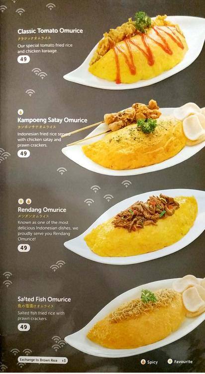 Menu at Sunny Side Up restaurant, Jakarta, Jl. Puri Lkr. Luar