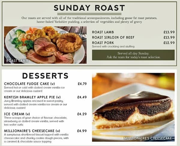 Menu at The Goat Tavern pub & bar, London, 3 Stafford Street