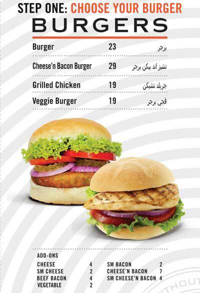 South St. Burger Co. Menu, Menu for South St. Burger Co., Jebel Ali ...