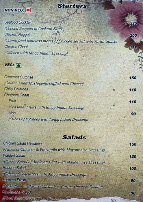 Ashok Menu, Menu for Ashok, Auroville, Puducherry - Zomato