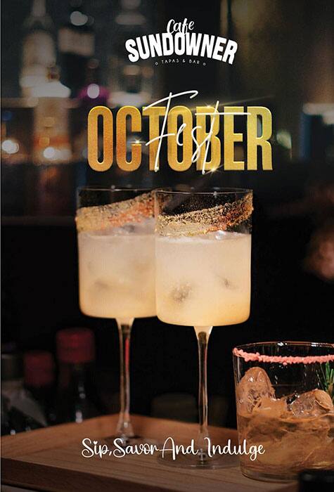 Menu of Cafe Sundowner, Lakshmi Sagar, Bhubaneshwar