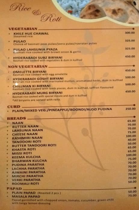 Menu at Royal Dine - Hotel Royal Cliff, Kanpur