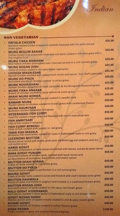 Menu at Royal Dine - Hotel Royal Cliff, Kanpur