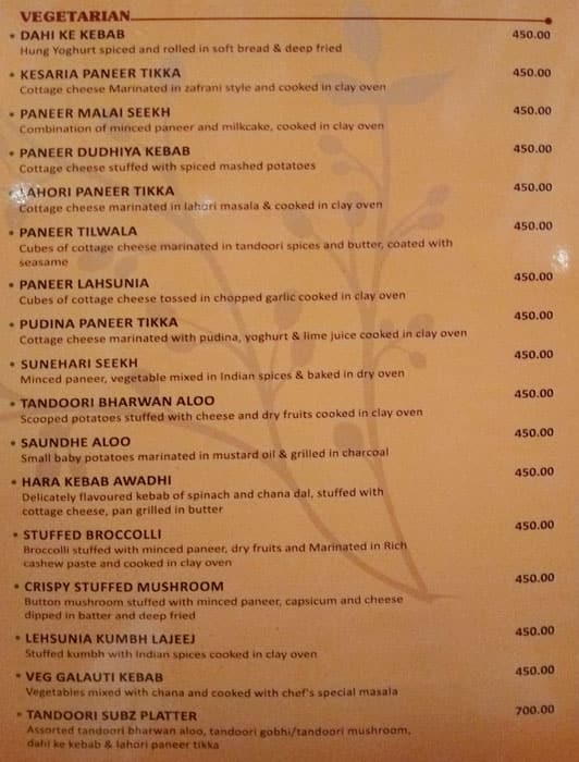 Menu at Royal Dine - Hotel Royal Cliff, Kanpur