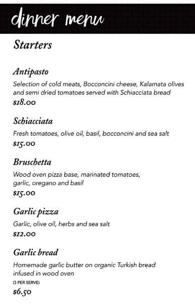 Menu at Fumo pub & bar, Eastwood