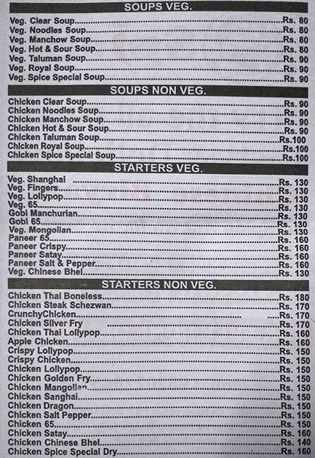 Menu at SPICE CORNER, Mumbai, Shop No 6 Spice Corner Block No 1
