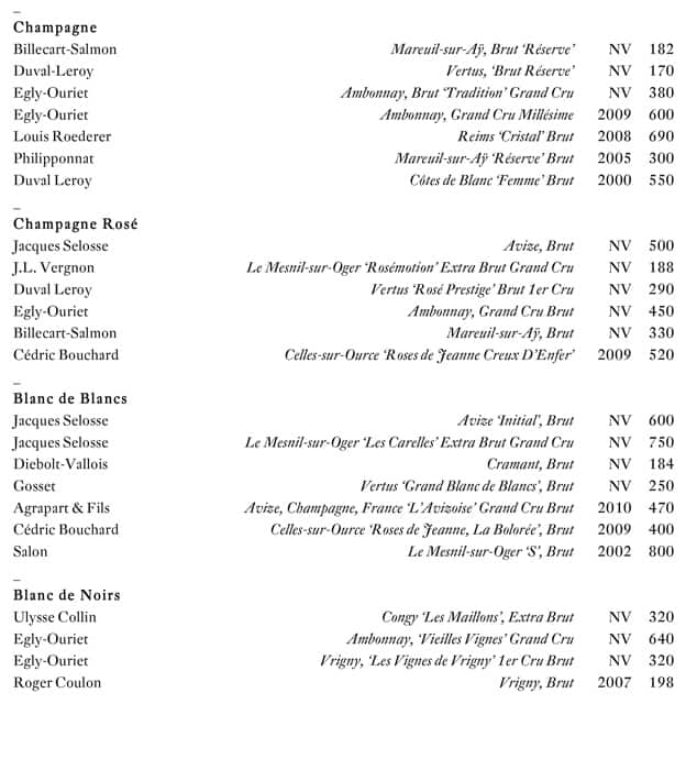 Menu at Cumulus Up. restaurant, Melbourne