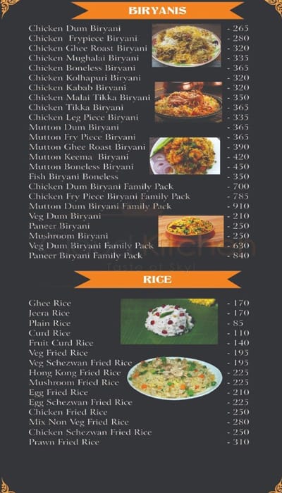 Menu at The Cloud Kitchen Restaurant, Bengaluru