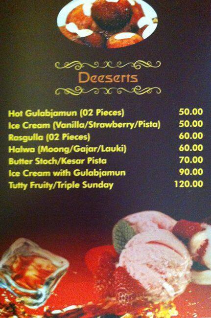 Menu at VINTAGE BAR, Bhopal, 6CWJ+CJF