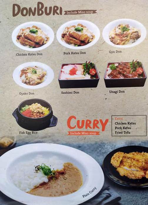 Menu at Dotori Fresh Sushi & Roll Lidcombe restaurant, Lidcombe