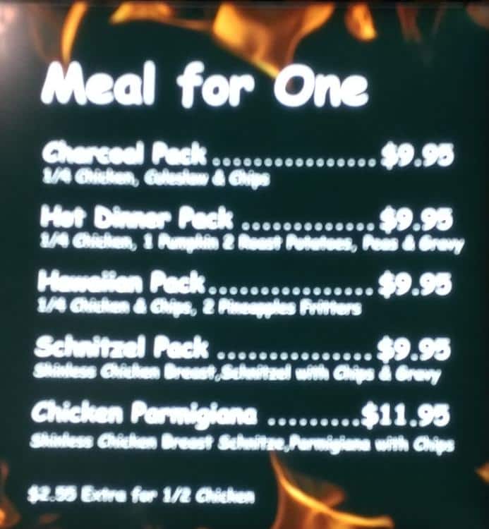 Menu at Firestone Charcoal Chicken fast food, Lynbrook