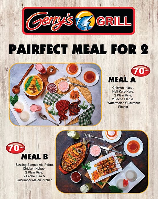 Menu at Gerry's Grill (Burjuman branch) restaurant, Dubai, 27 Sheikh ...