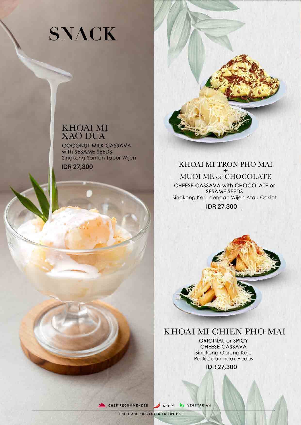 Menu at Do An, Jakarta, Cilandak Town Square