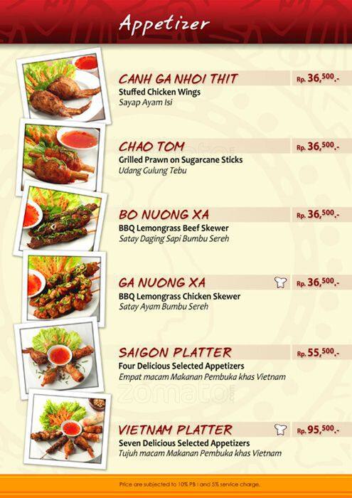 Menu at Do An restaurant, Jakarta, Jl. Boulevard Pantai Indah Kapuk