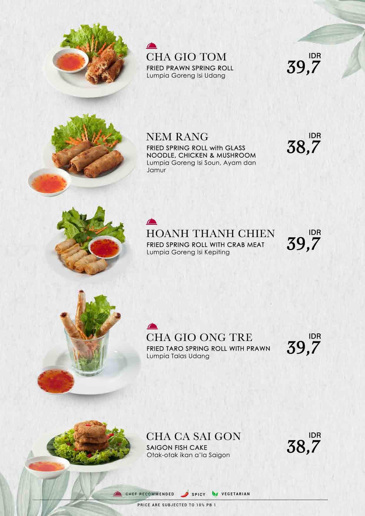 Menu at Do An, Jakarta, Cilandak Town Square