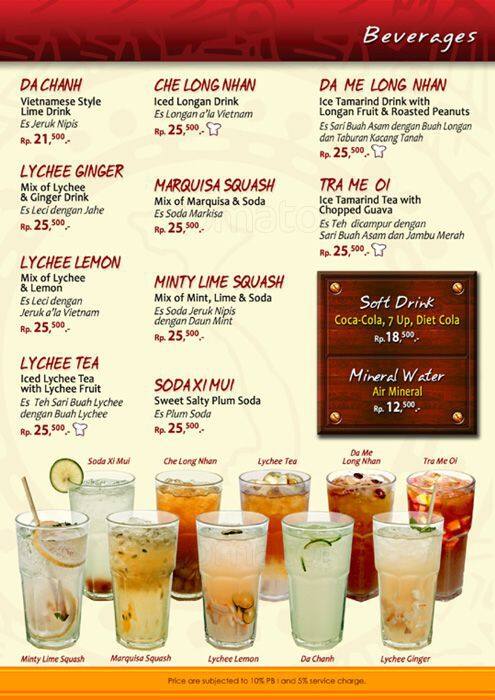 Menu at Do An restaurant, Jakarta, Jl. Boulevard Pantai Indah Kapuk