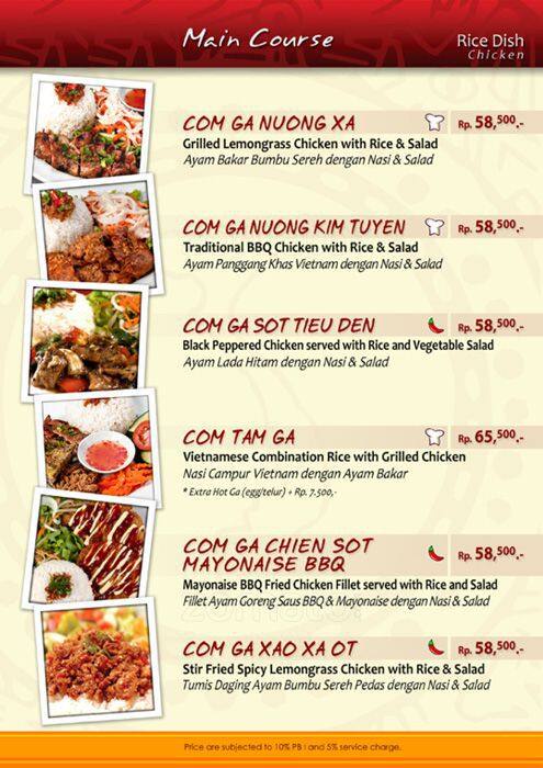 Menu at Do An restaurant, Jakarta, Jl. Boulevard Pantai Indah Kapuk