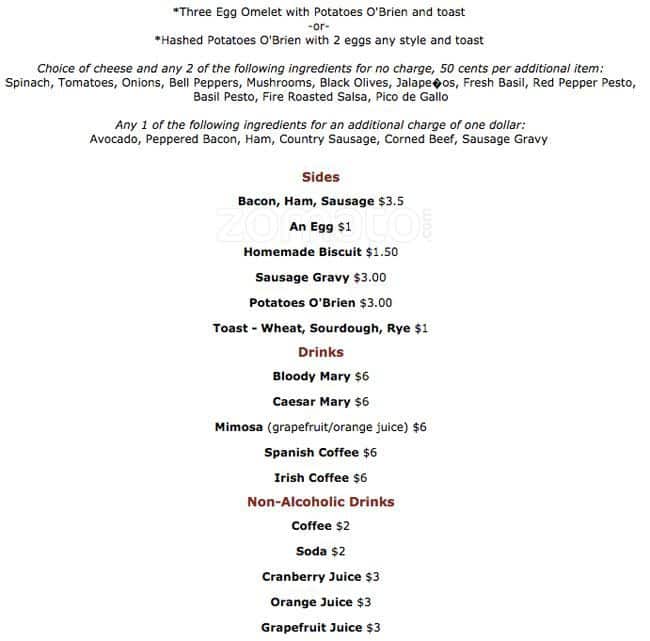 Menu at The Lamp pub & bar, Portland