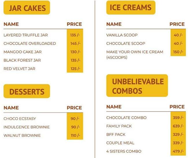 Menu of Bottle Booth, Kothrud, Pune