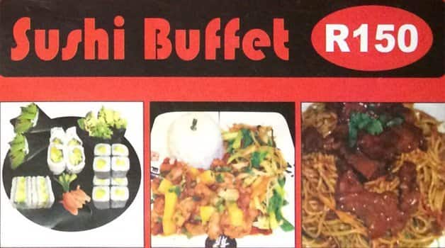 Menu at Fukuda Sushi Restaurant, Centurion, 25°50'25. 28°11'08 Jean ...