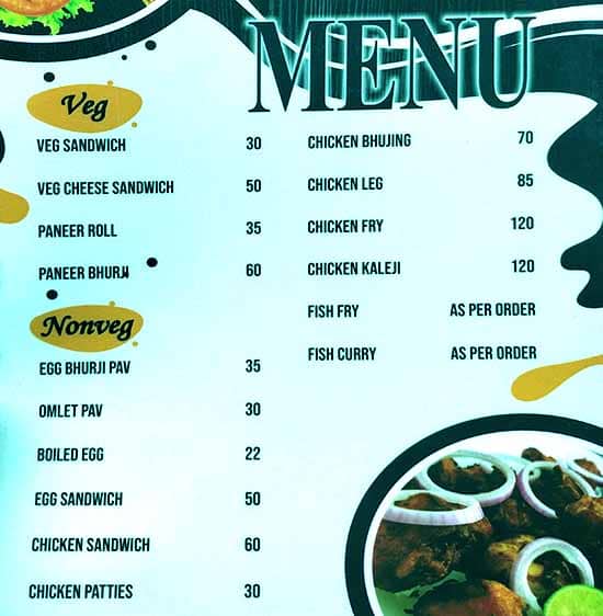 Menu of Guru Krupa Foods, Nalasopara, Mumbai