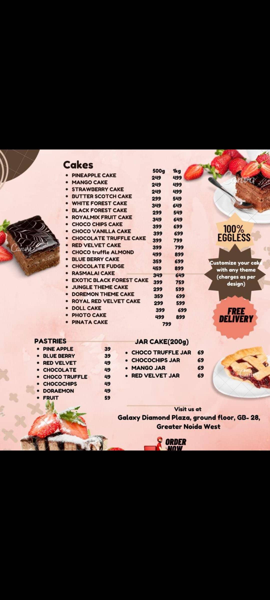 Menu of Rampal Bakers, Vaishali, Ghaziabad